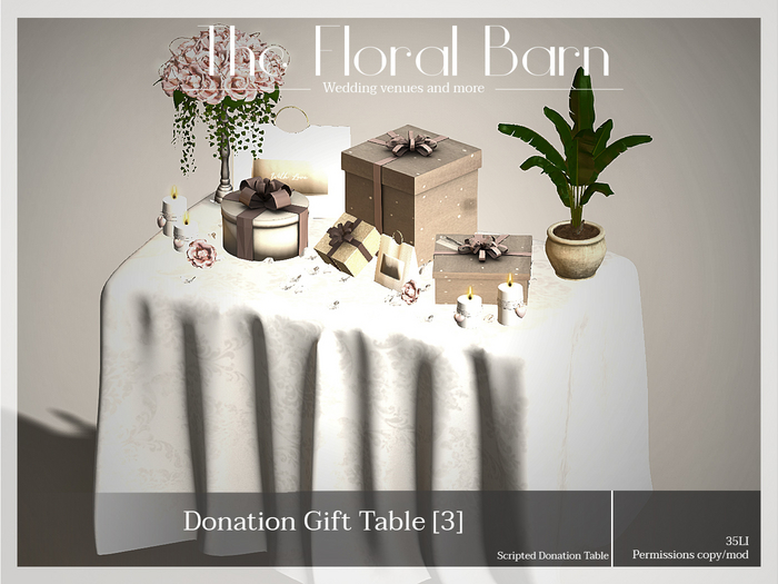 Second Life Marketplace - Donation.:Donation Gift Table [3]